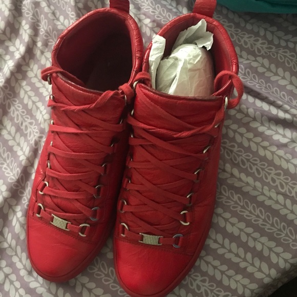 Shoes | Selling My Red Balenciagas For 40 | Poshmark